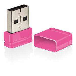 Pen Drive Nano 4GB USB Leitura 13MB/s e Gravação 5MB/s Rosa Multilaser ...