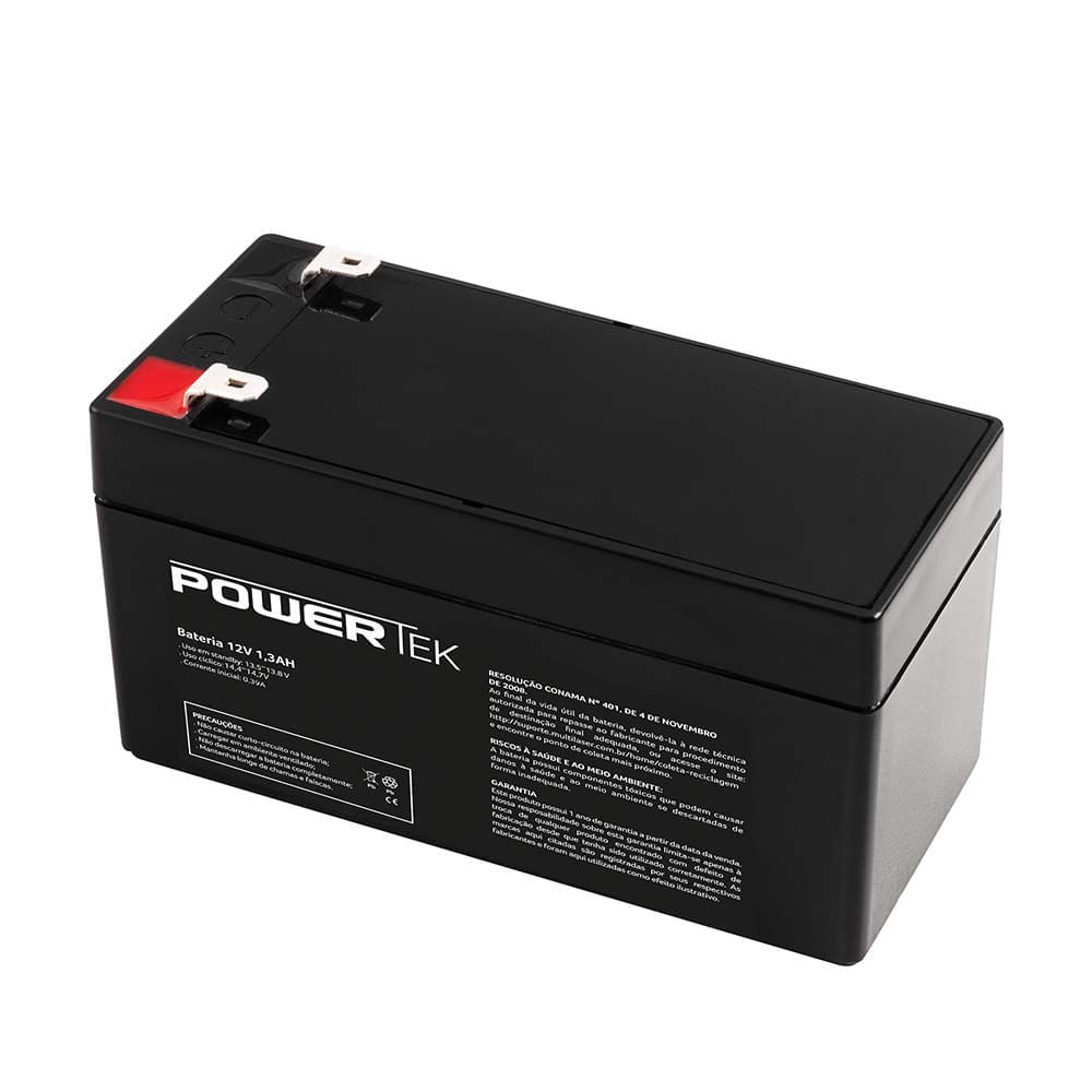 Bateria Powertek 12V 1,3AH - EN072 - Loja Obabox